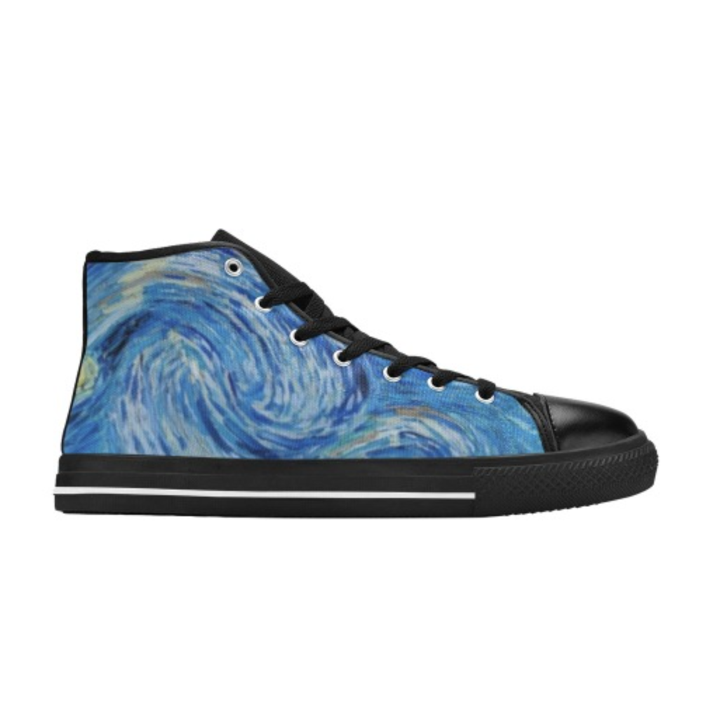 Starry Night High-Top Shoes - Starry Night