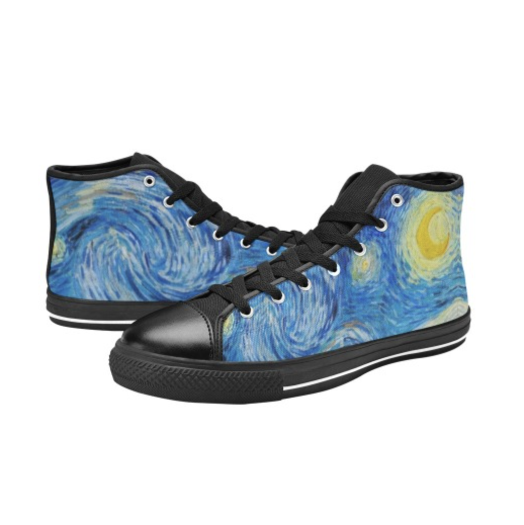 Starry Night High-Top Shoes - Starry Night